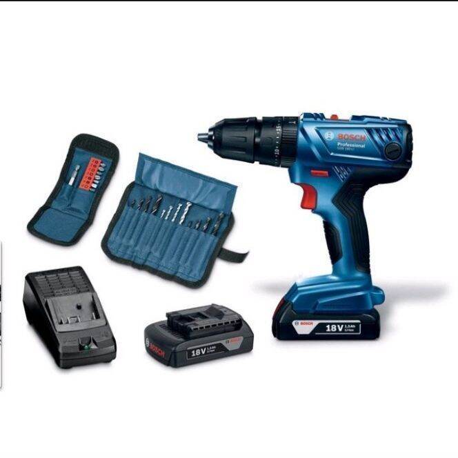 GSB 180-Li Bosch Cordless Impact Drill / Bor Tembok Baterai 18Volt GSB ...