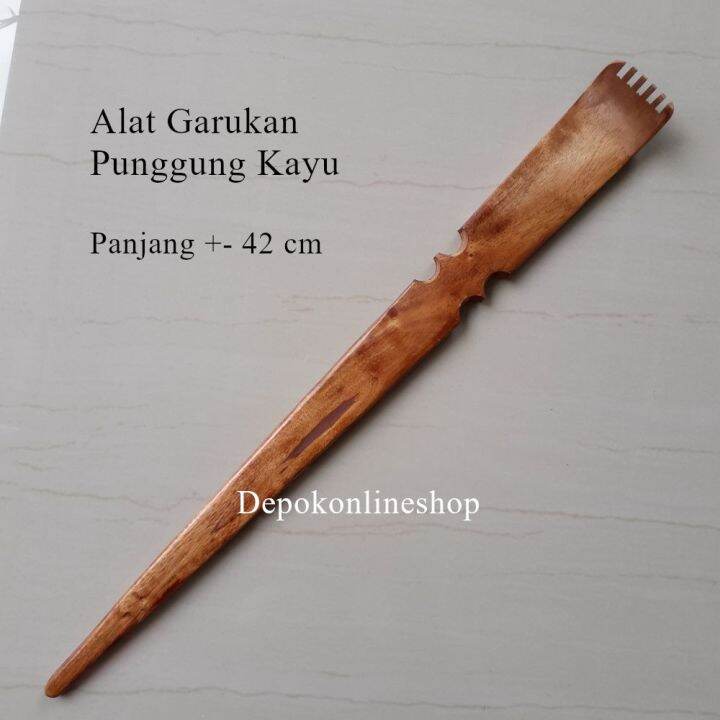 Alat Garuk Punggung Garuk Badan Bahan Kayu 45 Cm Harga Murah | Lazada ...
