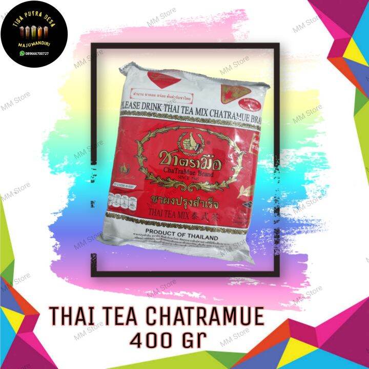 Thaitea chatramue 400gram original / thai tea catramue 400 gram ...