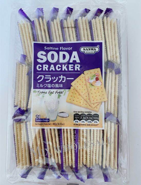 Sanwa Soda Cracker 480gm / Original, Saltine, Sesame & Grain 5 (NEW ...