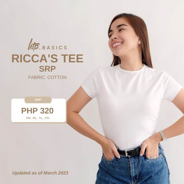 HTP Basics Ricca’s Tees | Lazada PH
