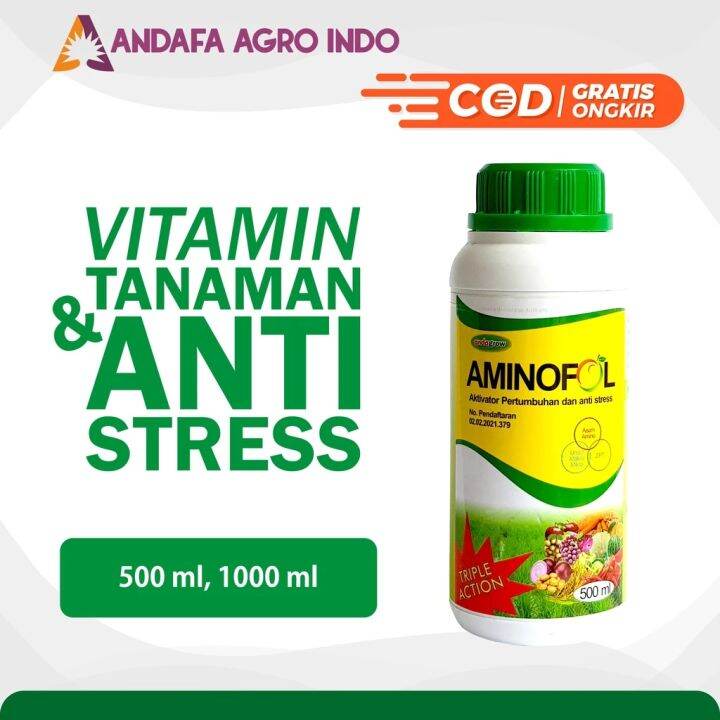 Aminofol Pupuk Asam Amino Plus ZPT Unsur Makro Mikro Pupuk Aktivator ...