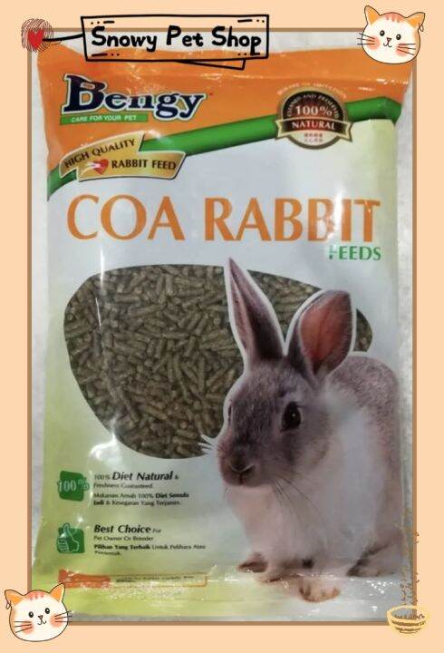 Bengy COA Rabbit Food 1kg Makanan Arnab Pellet | Lazada