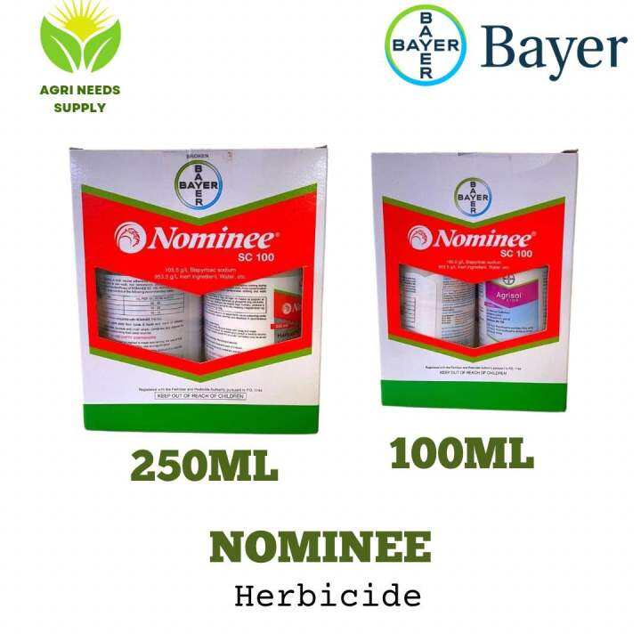 Nominee SC 100 bispyribac sodium Herbicide 100ml/250ml by Bayer | Lazada PH