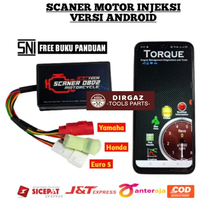 SCANER SCANNER OBD 2 MOTOR INJEKSI VERSI ANDROID | Lazada Indonesia