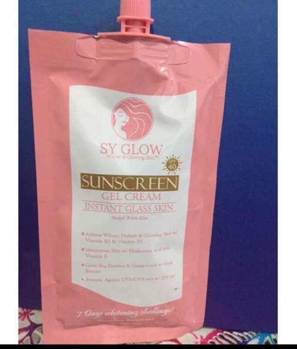 Sy glow sunscreen gel cream | Lazada PH
