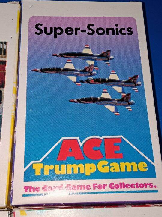 Super-Sonics Vintage Ace Super Trump Card Game | Lazada PH