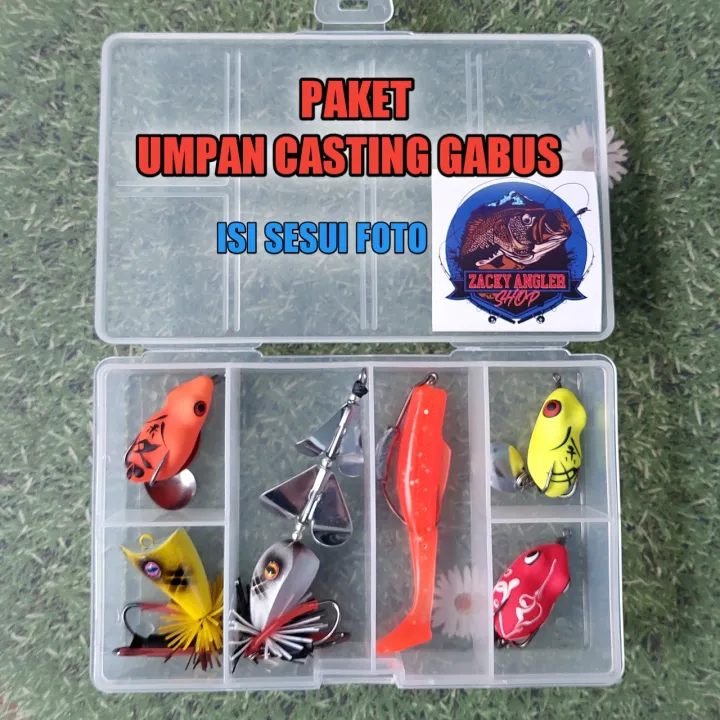 PAKET 11 UMPAN CASTING GABUS LENGKAP | Lazada Indonesia