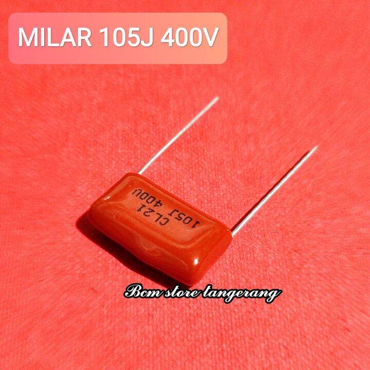 CAPACITOR MILAR 105J 400V | Lazada Indonesia