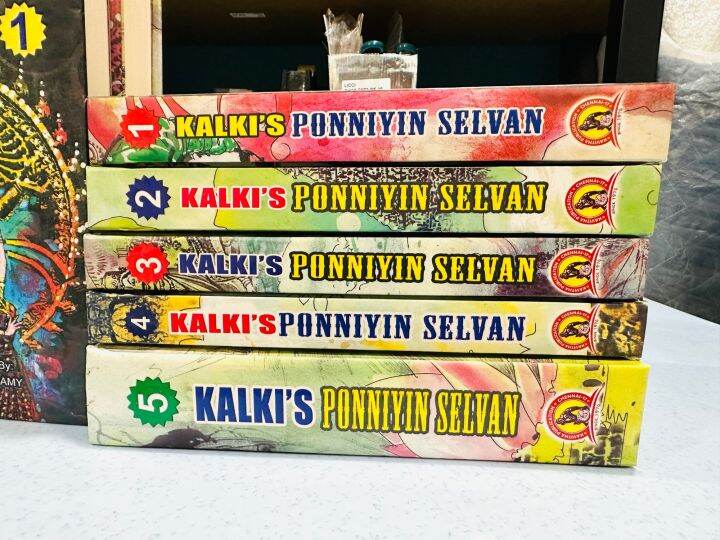 Kalki's Ponniyin Selvan English (5 books set) | Lazada