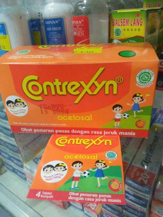 ContreXyn acetosal 1strip 4tablet | Lazada Indonesia