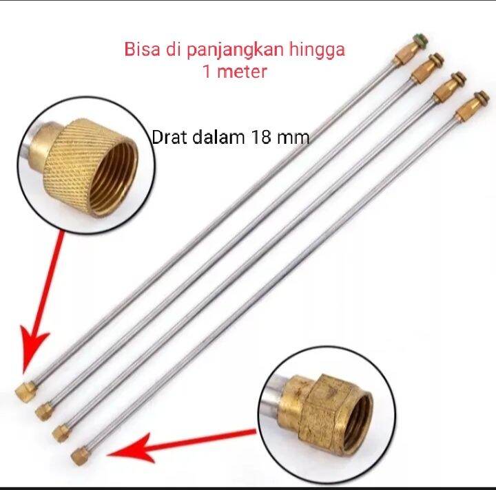 STIK SPRAYER ELEKTRIK PANJANG 100CM LURUS / ALAT SEMPROT TANAMAN ...