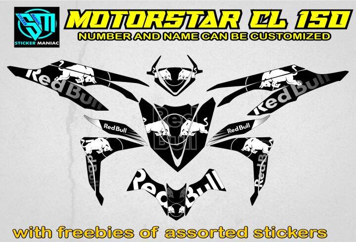 Motorstar CL 150 full body decals Laminated | Lazada PH