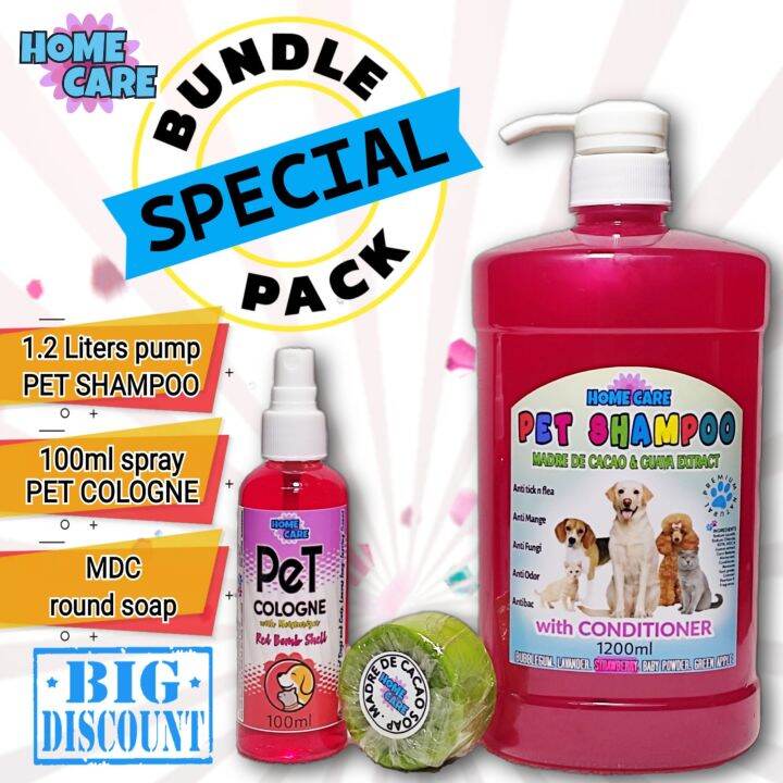 Home Care SPECIAL BUNDLE PACK 1pc 1.2 liters PET SHAMPOO 1pc 100ml PET ...