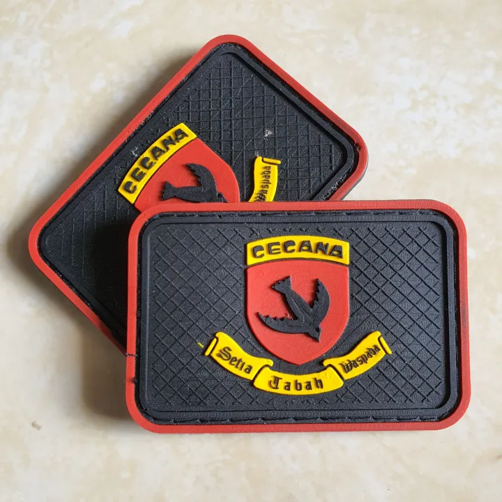 patch rubber logo gegana kotak lis merah - polisi - polri - police ...