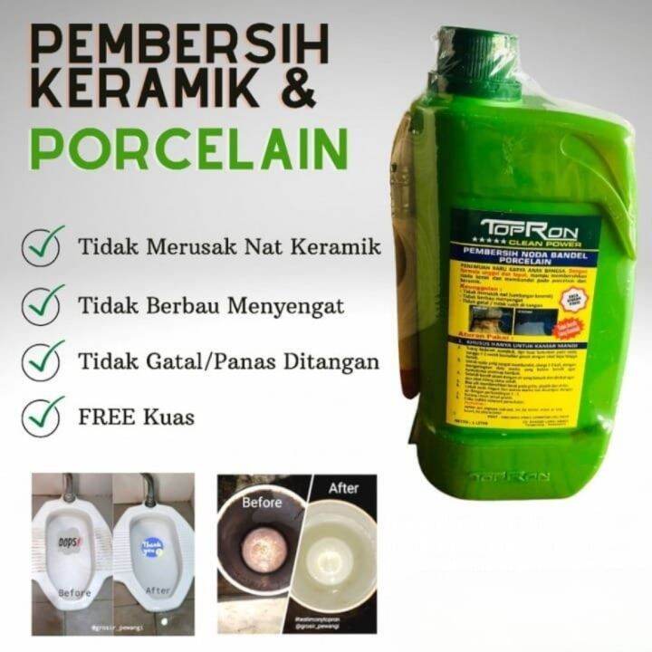 TOPRON CLEAN POWER Pembersih Keramik Lantai Pembersih Lantai Kamar ...