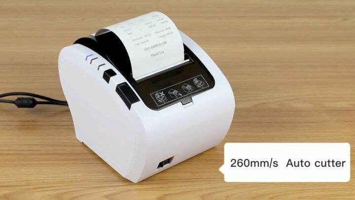 （Local delivery)Bluetooth Auto-Cutter USB Ethernet Receipt POS Printer ...
