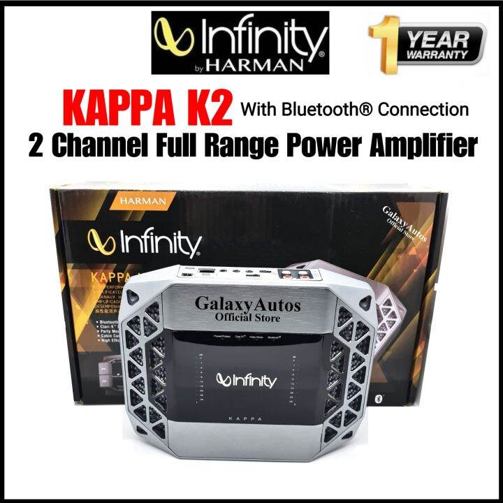 Infinity Kappa K2 2-Channel High Performance Full Range Power Amplifier ...