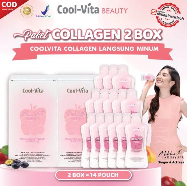 Ready 2 Box Coolvita Collagen Premium Beauty Drink Rasa Apel ...