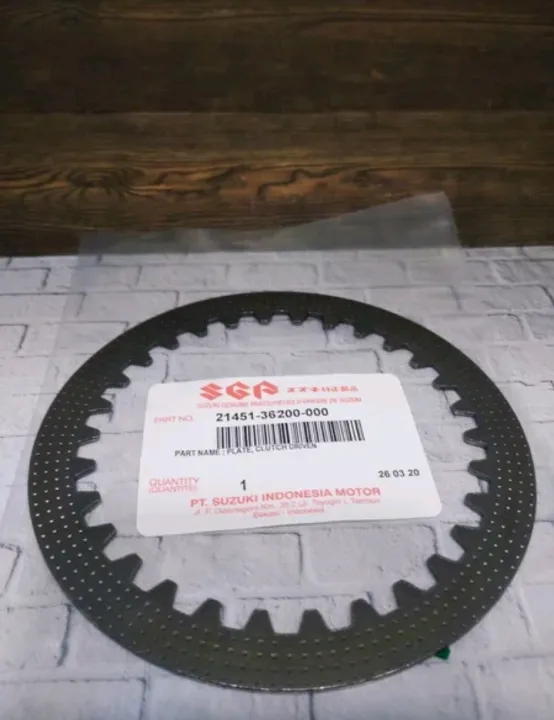 Besi Plat Gesek kampas kopling plate Driven RGR 21451-36200-000 asli ...