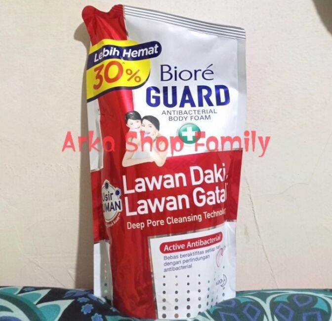 BIORE Guard Active Antibacterial Sabun Mandi Cair Refill Isi Ulang ...