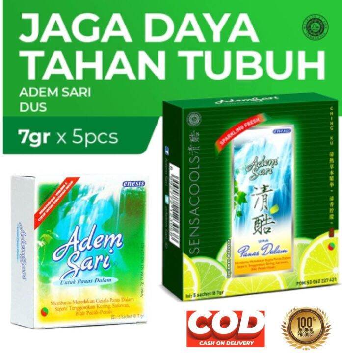 Adem sari 1box 5sachet 7gr | Lazada