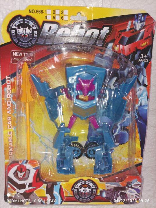 TRANSFORMABLE ROBOT toys for kids | Lazada PH