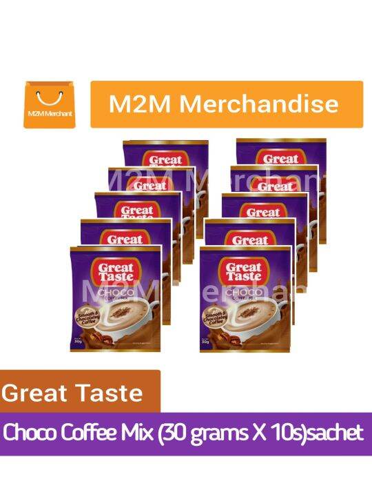 Great Taste Choco Coffee Mix (30 grams X 10s) sachet | Lazada PH