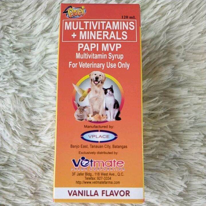 PAPI MVP Multivitamins and Minerals Syrup for Pets 120ml | Lazada PH