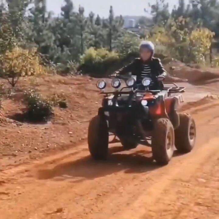 [HOT]ATV Adult 125 CC ATV Jungle Bike Outdoor Riding 4 Wheel Motorcycle ...