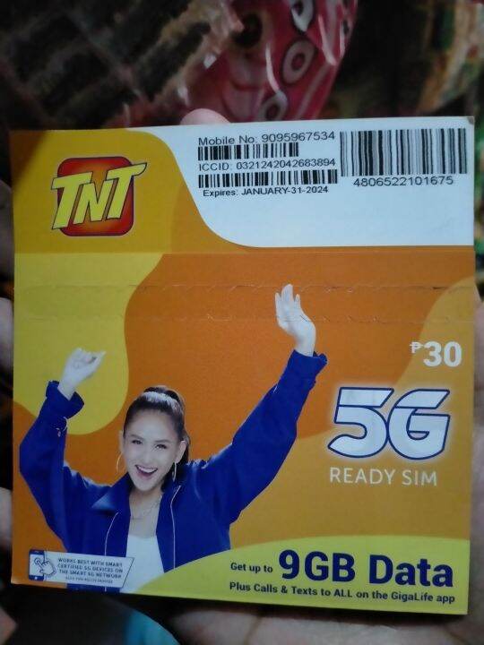 TNT prepaid LTE 5G | Lazada PH