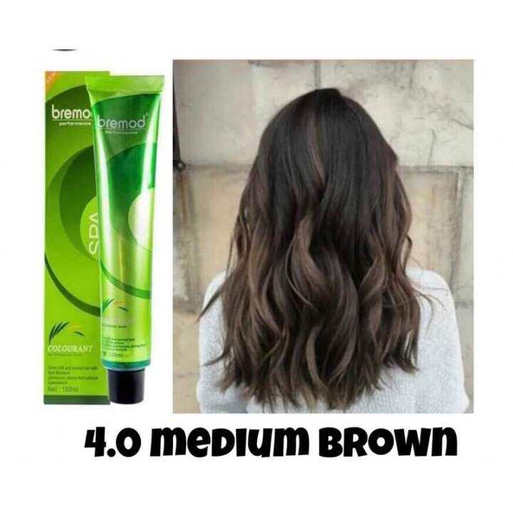 Bremod hair Color 4.0 Meduim Brown hair dye | Lazada PH