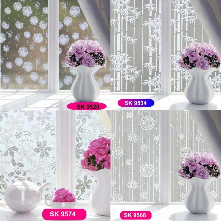 Sticker kaca / Stiker Kaca Film Jendela Rumah 45cmX100cm Vinyl non ...