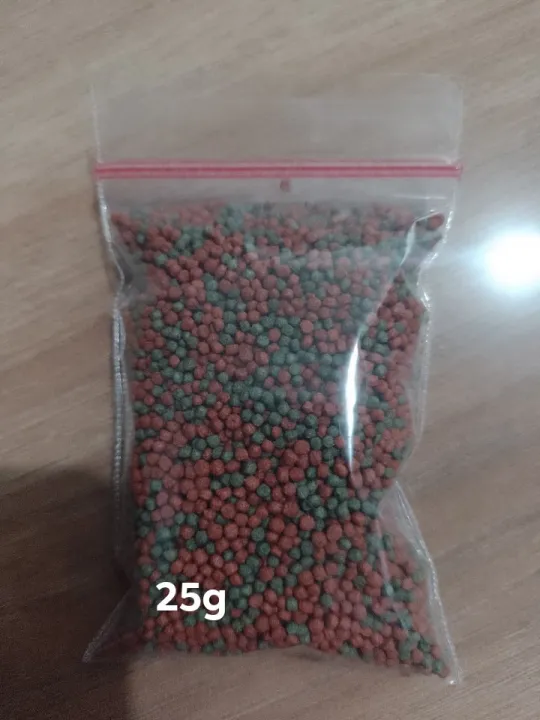 RED & GREEN FLOATING PELLET (25g,50g,100g,100g,200g & in a TUB) | Lazada PH