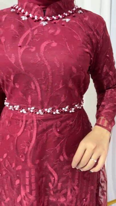 One Set Kebaya Lesti Payet Model Pinguin Panjang Belakang dan Rok ...