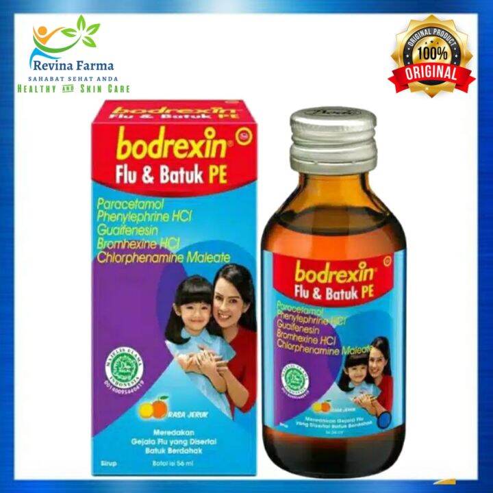 Bodrexin Flu & Batuk PE Syrup 57ml, Bodrexin Sirup Obat Batuk anak ...