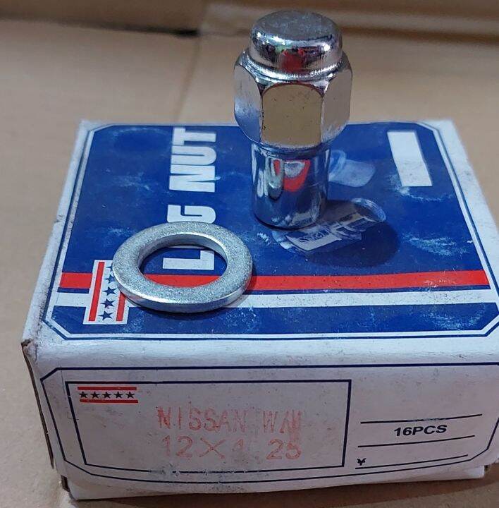 MAG-WHEEL NUT NISSAN 12X1.25 WITH WASHER | Lazada PH