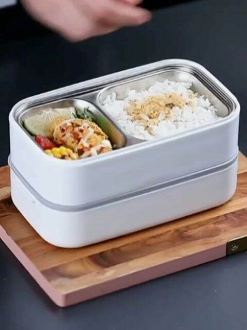 New 304 Stainless Steel Student Lunch Box Japanese-Style Plastic ...