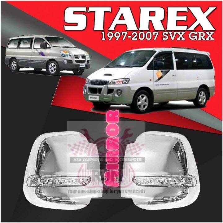 Side Mirror Cover for Hyundai STAREX 1997 up to 2007 chrome SVX GRX ...