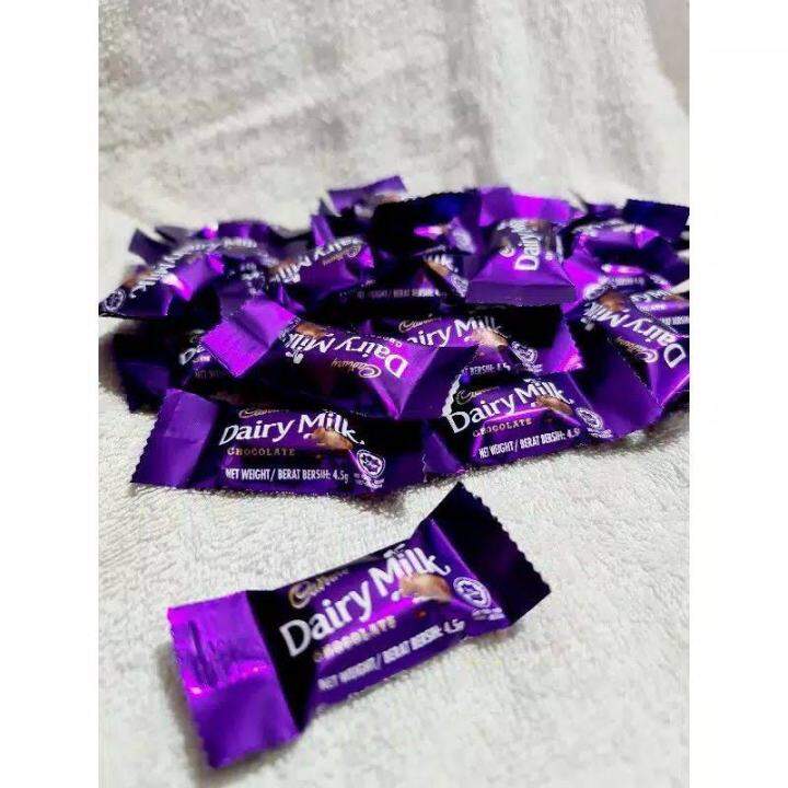 Cadburry Dairy Milk Chocolate Mini 4,5 gr Satuan | Lazada Indonesia
