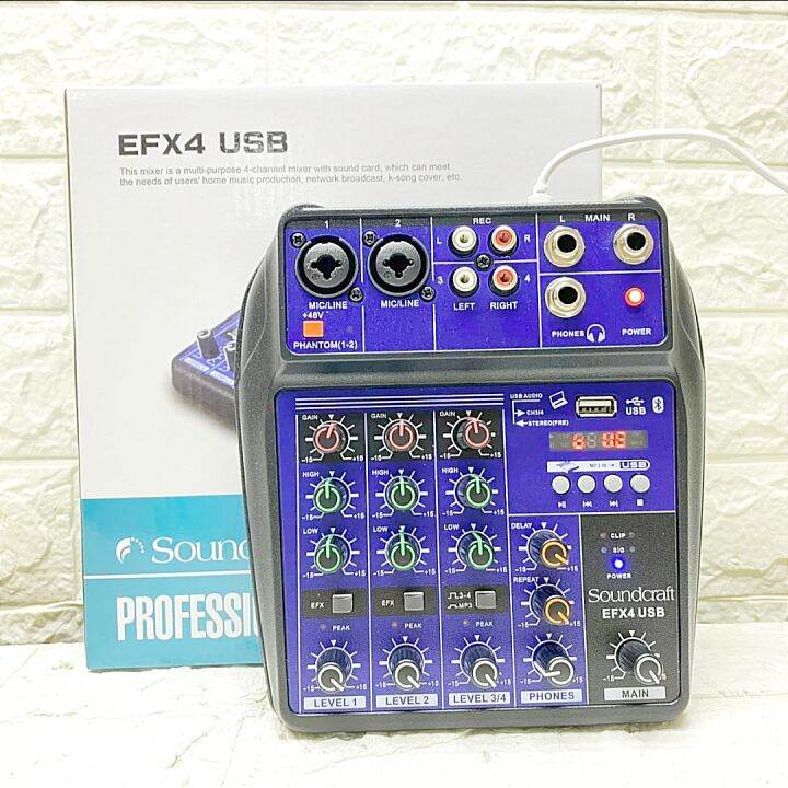 Mixer Audio Soundcraft Efx 4 Bluetooth | Lazada Indonesia