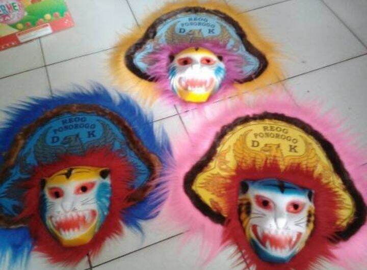 Topeng Reog, Barongan untuk pentas Tarian kesenian anak TK SD Murah ...