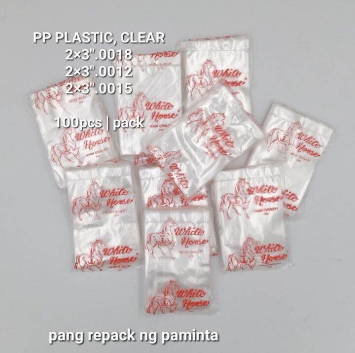 Clear Plastic | Packaging for paminta | 2×3" | repacking plastic ...