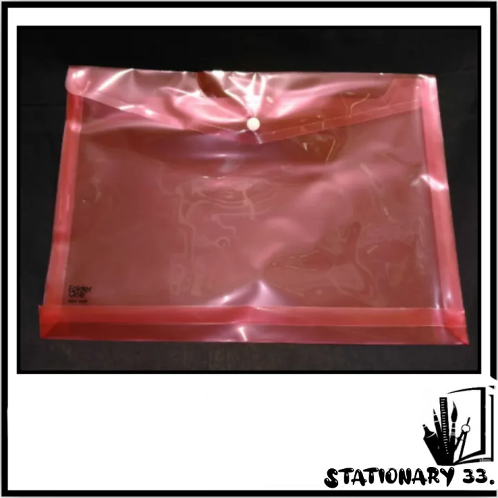 1 Pak Map Plastik Kancing / Dokumen Plastik / Map Dokumen Arsip Plastik ...