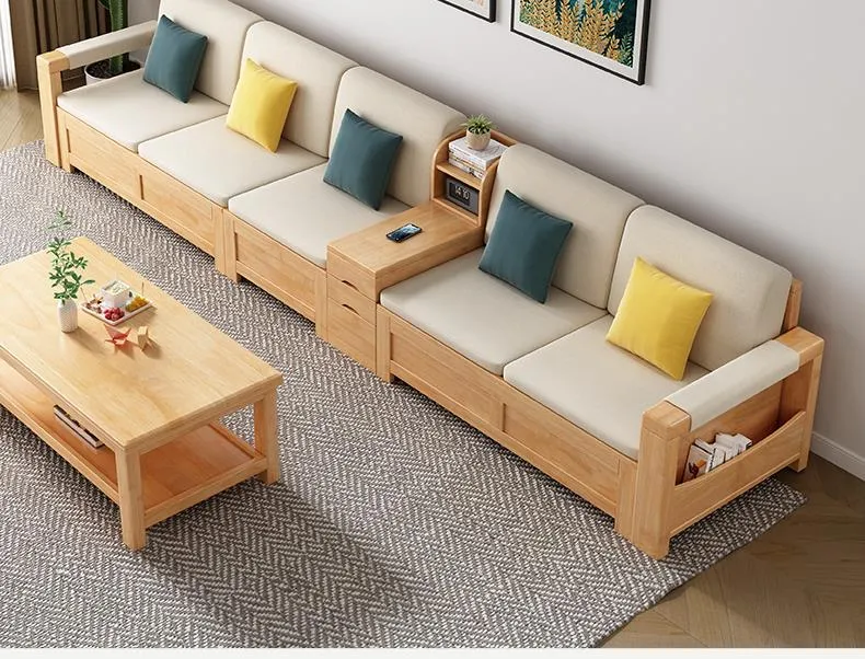 Wooden Box Sofa Set | Baci Living Room