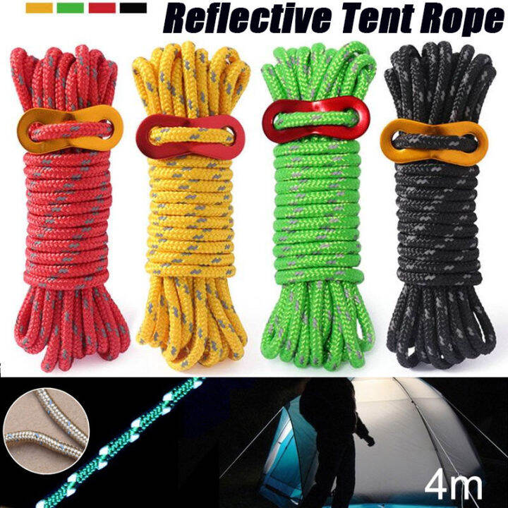 Outdoor Canopy Windproof Rope Support Rod Fixed Pull Rope 4m Tent ...
