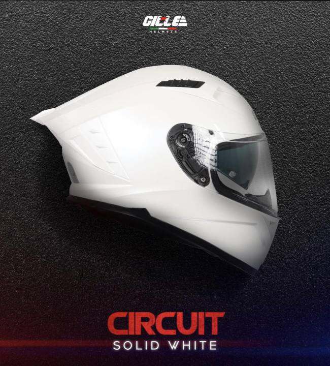 GILLE Circuit fullface dualvisor motorcycle helmet with lots of freebies | Lazada PH