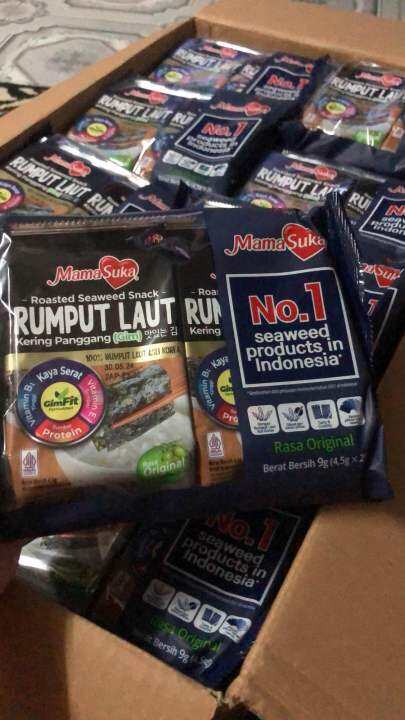 Rumput Laut Mama Suka Rasa Original Seaweed Snack | Lazada Indonesia