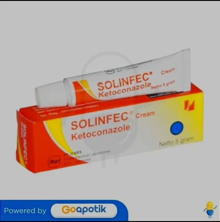 SOLINFEC KETOCONAZOLE SALEP OBAT GATAL SELANGKANGAN KURAP KADAS EKSIM ...