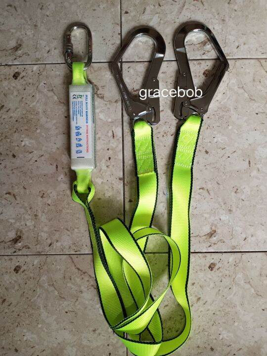 DOUBLE WEBBING LANYARD WITH SHOCK ABSORBER BIG HOOK | Lazada PH